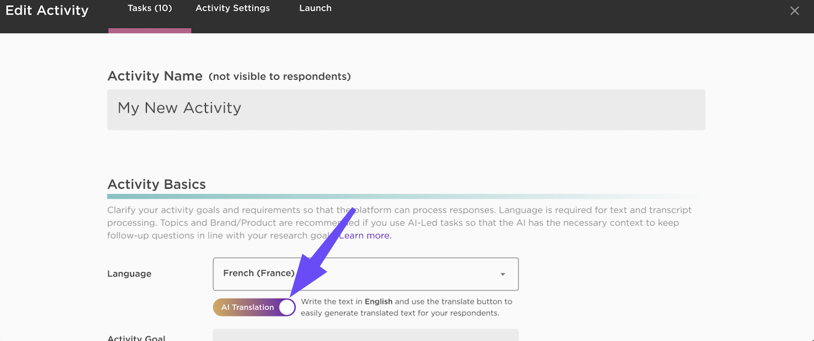 Translation for Self-Paced Activities – Discuss Help Center